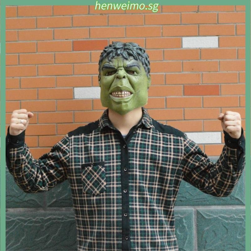 Adult Mask Avengers Hulk Super Hero Halloween Cosplay Costume Party ...