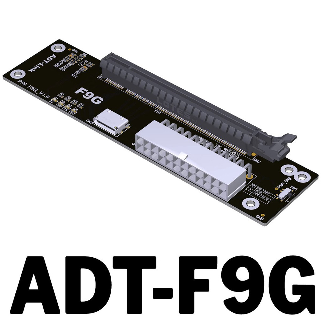 ADT-Link PCI-E 4.0 x4 OcuLink External Graphics Card Docking Station ...