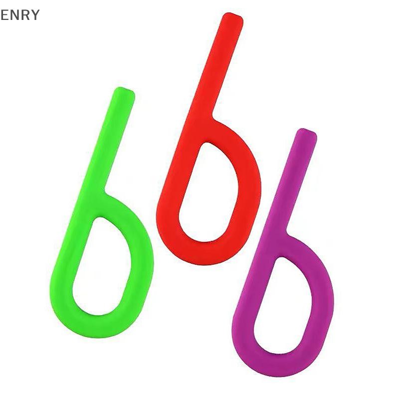 EN 1Pcs Grading Bite Blocks Chewing Teether For Kids Adult Oral Motor ...
