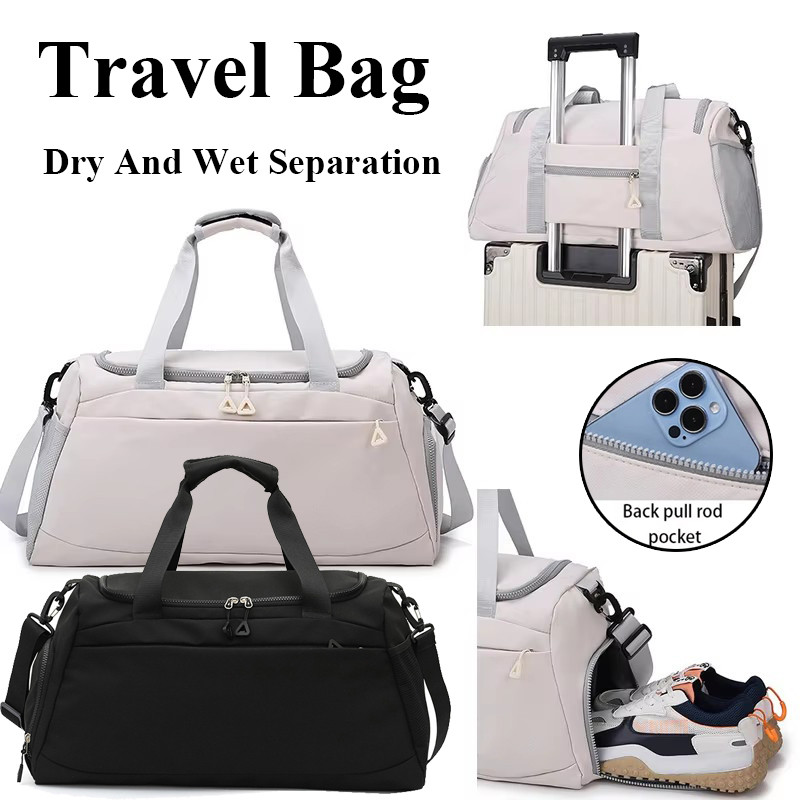 Travel Bag Large Capacity Dry and Wet Separation Fashion Luggage Bag ...