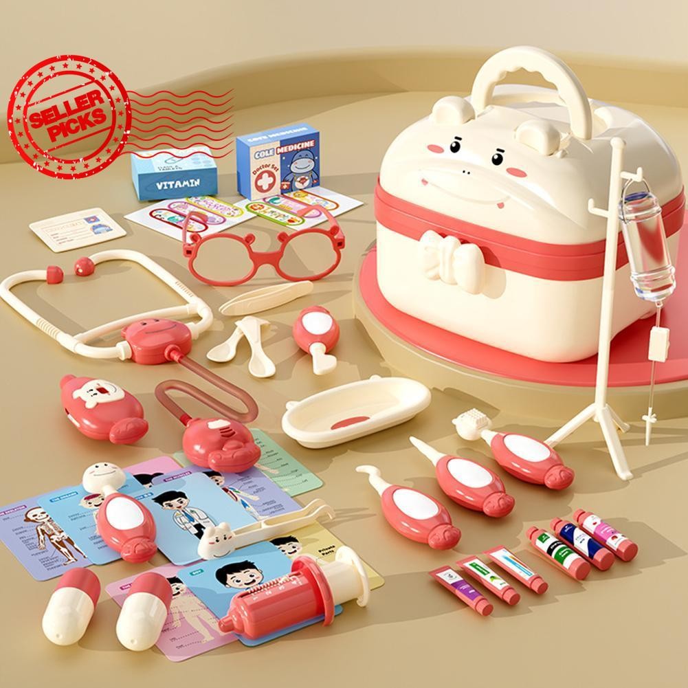 Medical Toy Set Kids Doctor Pretend Role Play Game Kit Simulation ...