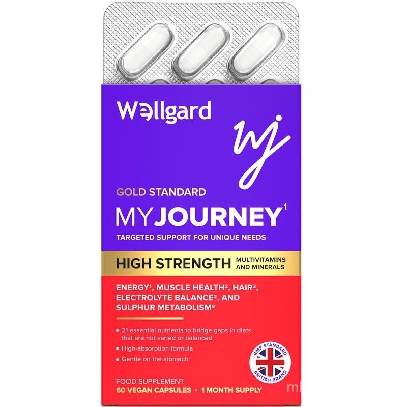 Wellgard My Journey – MJ Multivitamin for Energy, Muscles, Hair ...