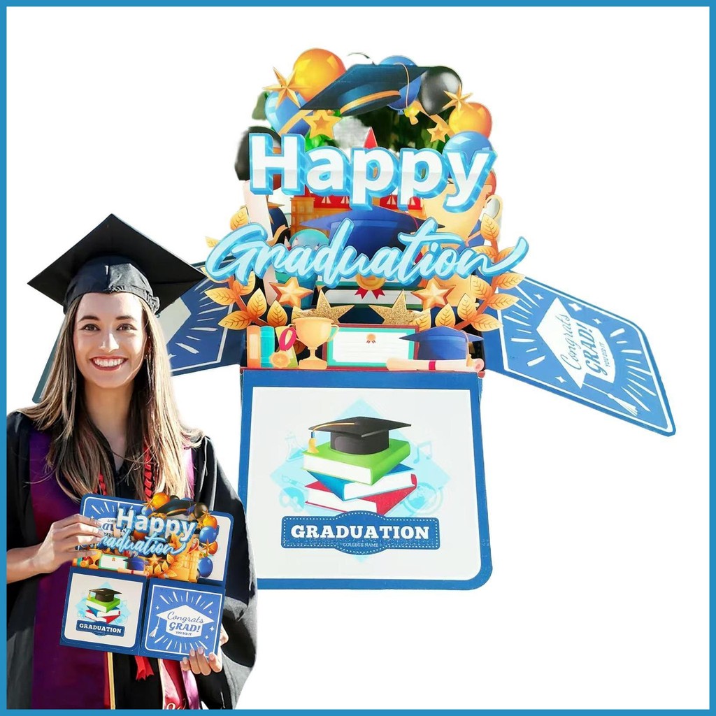 3D Graduation Greeting Card Congratulations Card Congratulations Card ...