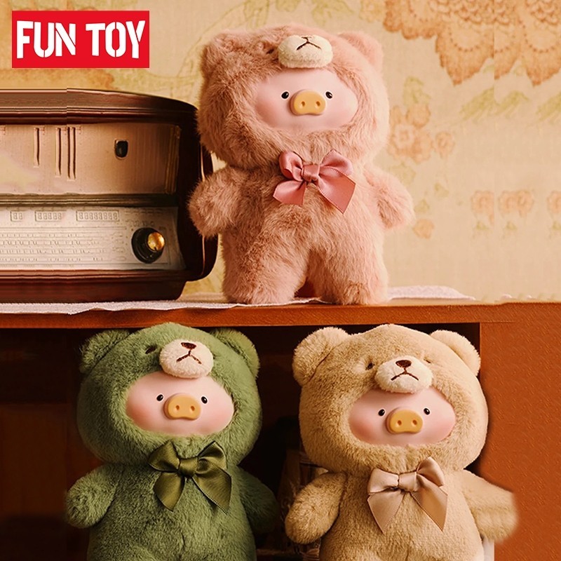 TOPTOY Canned Pig LuLu Pig Retro Teddy Enamel Plush Pendant Blind Box ...
