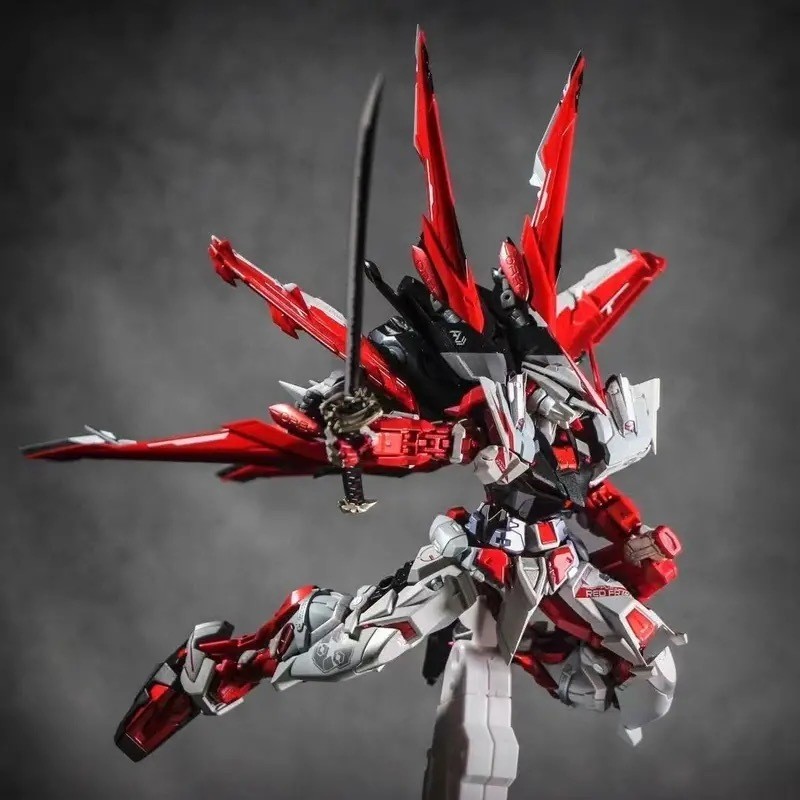 Designated Gundam Red Heresy+Bell rocket belt+Shield Samurai Sword ...