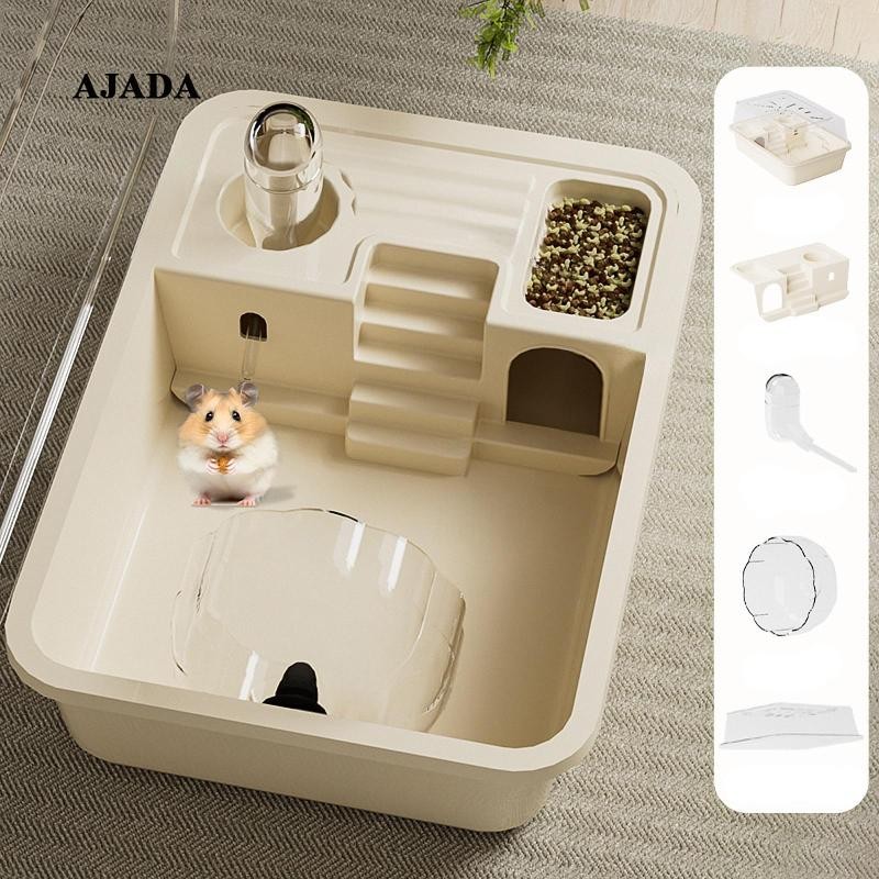 [ Large Hamster Villa Transparent Openable Top with Essential ...