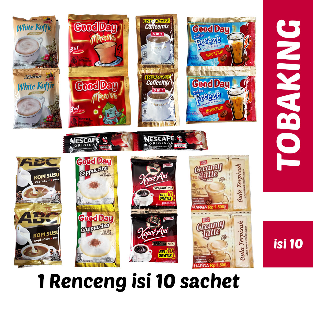 Kapal Api Coffee Good ABC Torabika Indocafe Luwak Instant Coffee ...