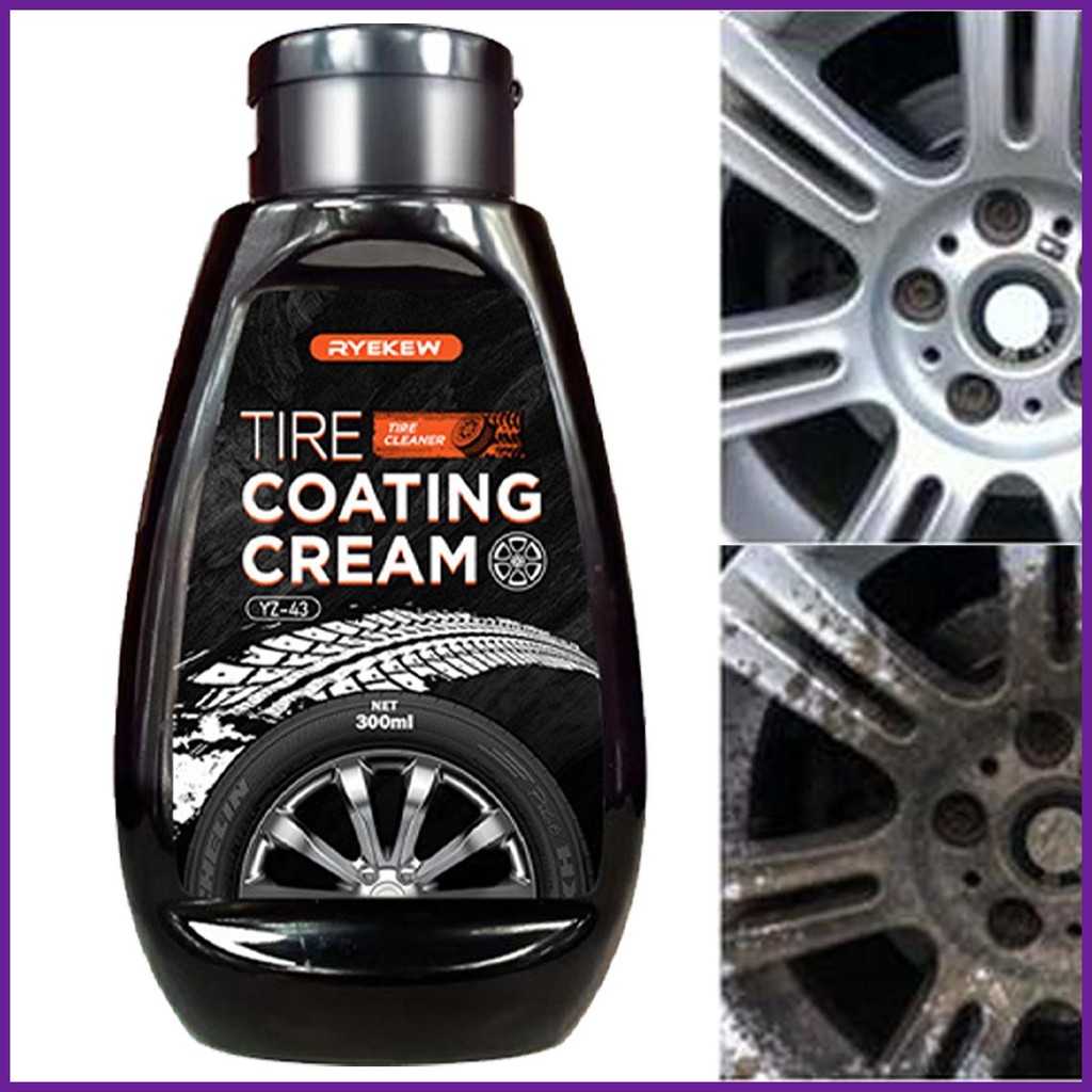 Tire Coating Wax Car Tire Shine Cream for High Gloss Car Tire ...