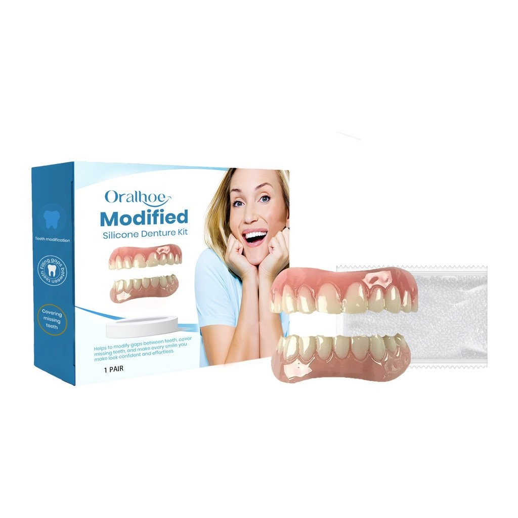 ORALHOE Modified Teeth False Teeth Set Beautiful Tooth Dentures ...