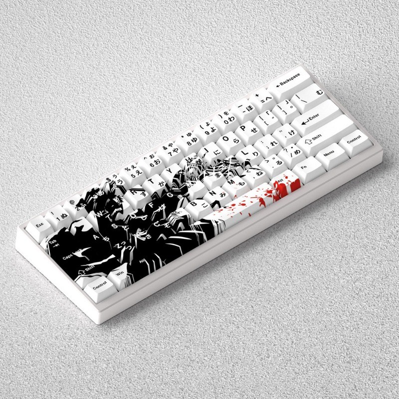 Kurosaki Ichigo Keycaps Cherry Profile PBT Five-sided Dye Sublimation ...