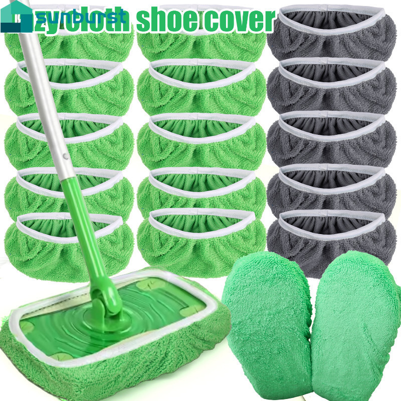 4Pcs Replaceable Flat Mop Rag - Home Cleaning Tool - Thickened Shoes ...