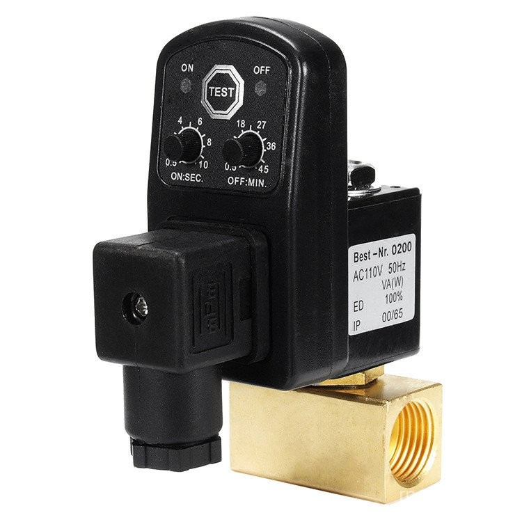 Electronic Drain Valve Timer Air Compressor Dryer Drain Valve Automatic ...