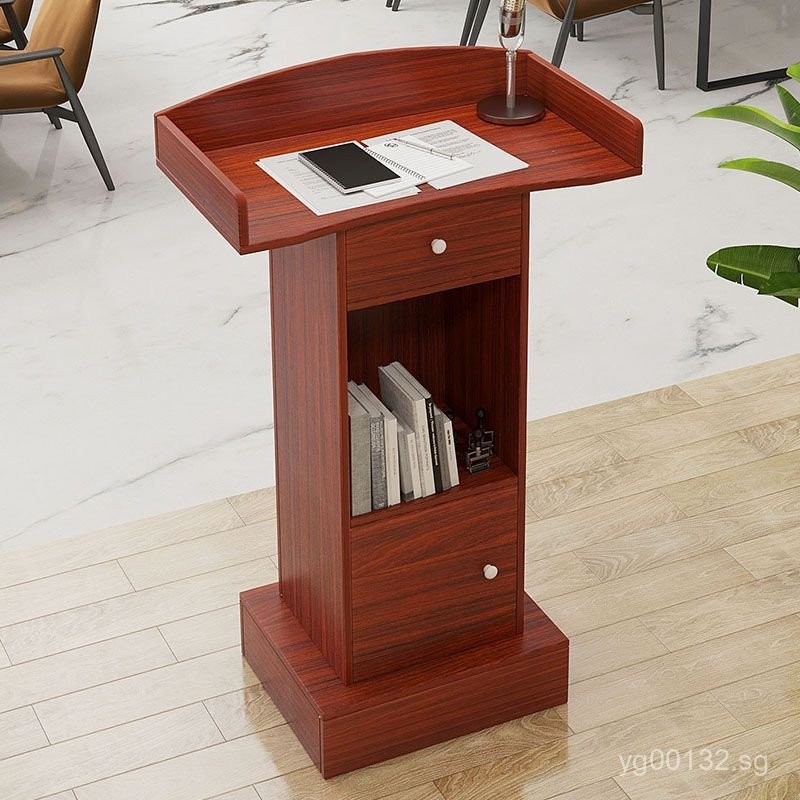 Vertical Simple Reception Desk Guide Desk Speaker's Platform Reception ...