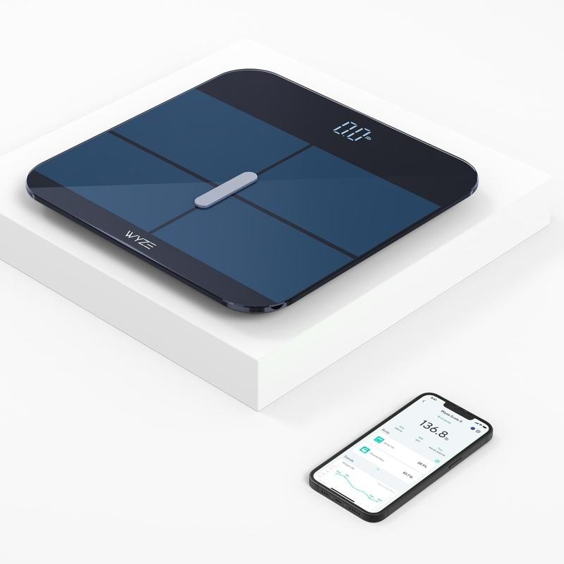 Wyze Scale X — Bluetooth Smart Weight Scale w/ ITO Glass for Body ...