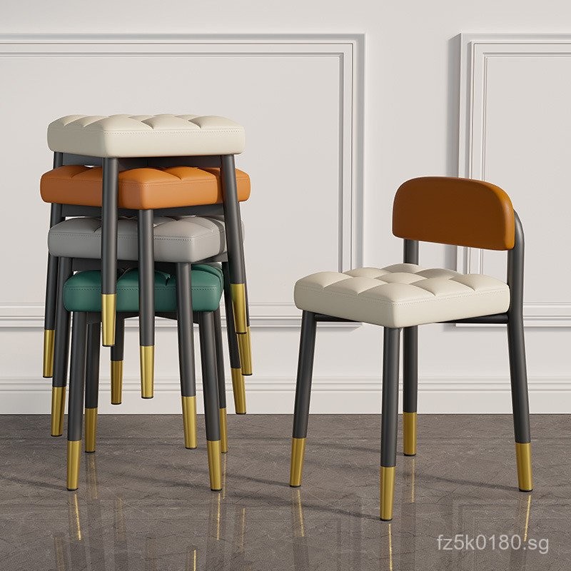 Simple Living Room Dining Table with Backrest5QBI Low Stool Dressing ...