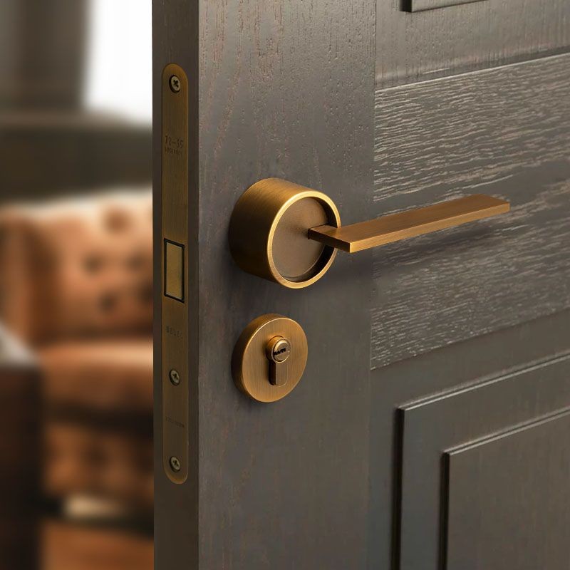 American Chinese Bedroom Door Lock Universal Indoor Mute Solid Wood ...