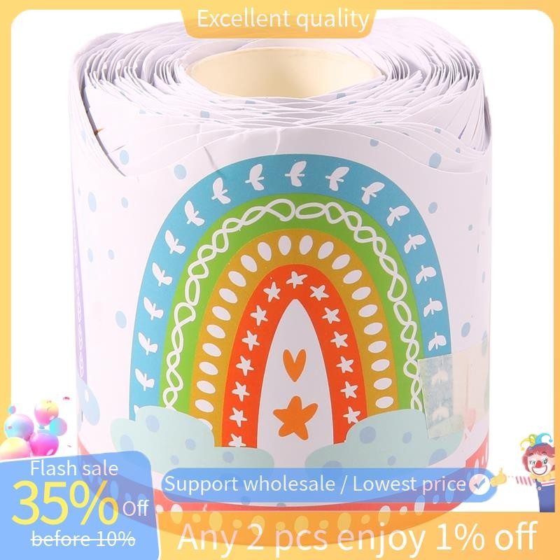 In stock-Rainbow Bulletin Board Border 20M Paper Border Trim for ...