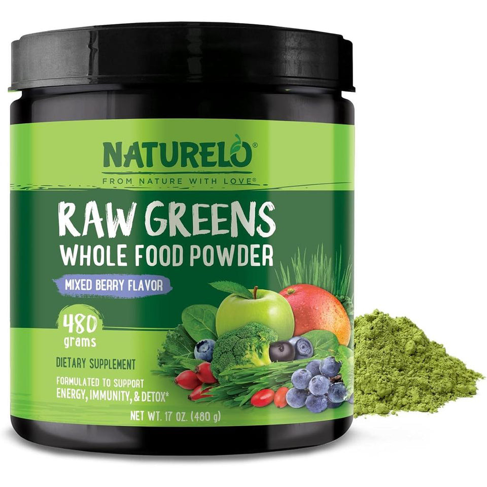 Raw Greens Powder - Mixed Berry Flavor | Shopee Singapore