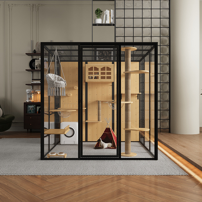 M-6/Cat Villa Home Luxury Large Cat Cage Indoor Cat House Cat Shelter ...