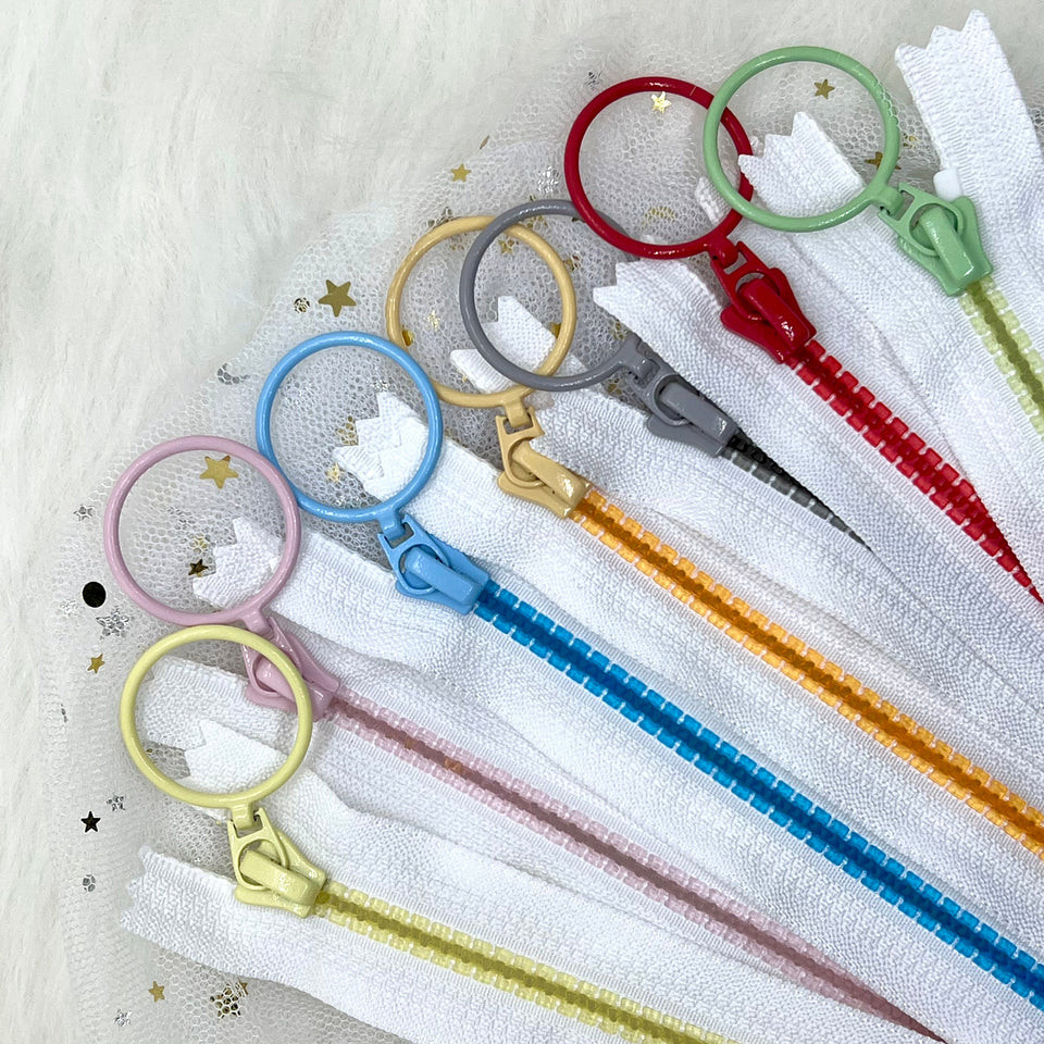 [SG ready stock] Close-end Zipper (Round Hoop Pull) | Shopee Singapore