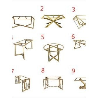 Slate Table Frame Stand Bar Table Leg Stand Office Desk Metal Leg ...