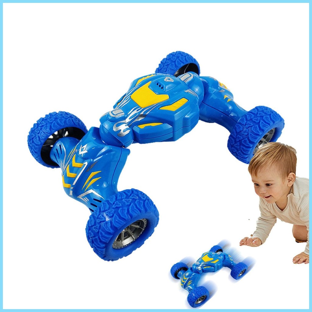 Stunt Toy Car Friction Powered Jumping Stunt Toy Car Cool 4 Wheels ...