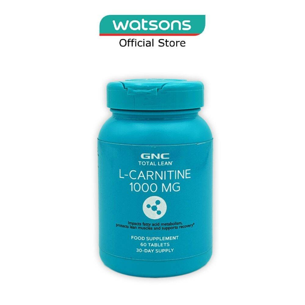 GNC Total Lean L-Carnitine Tablets 1000mg Tablet 60s | Shopee Singapore