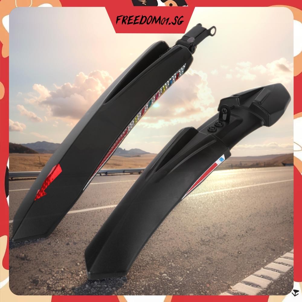 [Freedom01.sg] 2Pcs Bicycle Splash Fenders Bike Mudguard Front Rear Mud ...