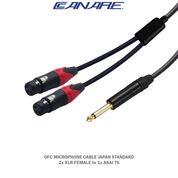 Akai TS 1x Audio Cable - 2x XLR Female | Gpe - Japan Standard | Shopee ...