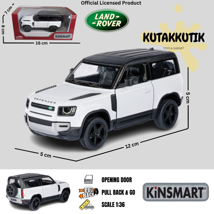 Kinsmart Car Toy Diecast Collection Jeep Land Rover Defender Car 90 ...