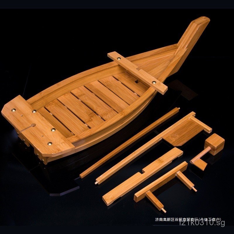 Boat Buffet Sashimi Boat Deluxe Seafood Sushi Bamboo Sushi Boat Platter ...