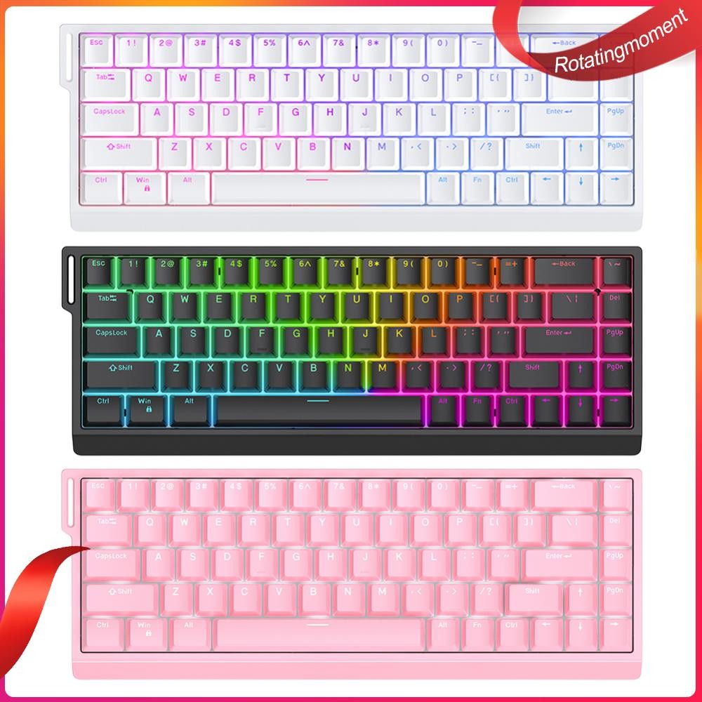 RotatingMoment HE65 Wired Gaming Mechanical Keyboard Hot Swappable ...