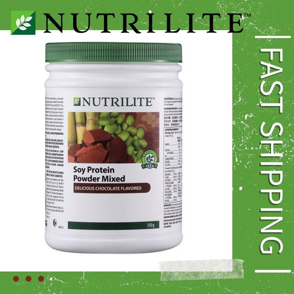 Nutrilite Soy Protein Drink Mix - Chocolate Flavour 500g | Shopee Singapore