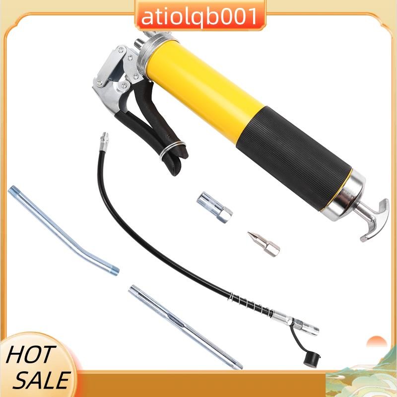 8000 PSI Heavy Handheld Grease Filling with 18 Inch Flexible Hose ...