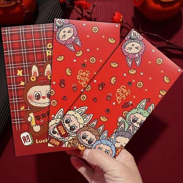 red packet 2025 cny gift The 2025 Hong Kong version of the new Labubu ...