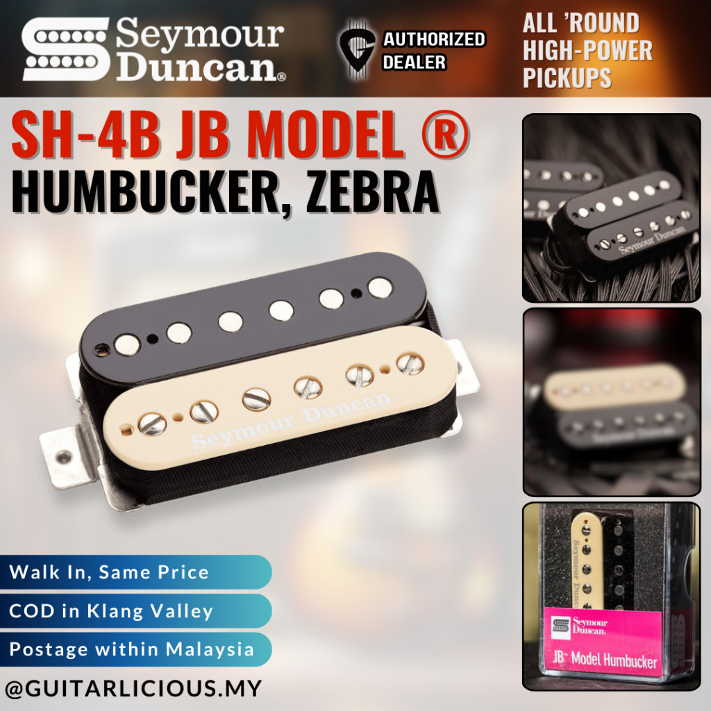 Seymour Duncan 11102-13-B SH-4B JB Model, Versatile High Output ...