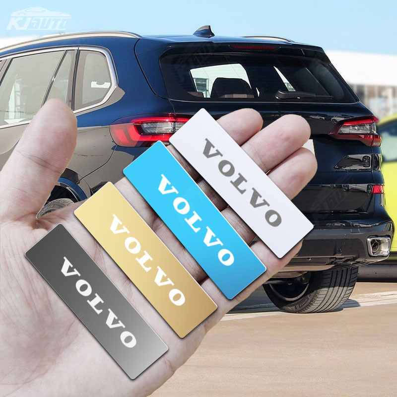 Volvo Mirror Metal Car Logo Sticker 3D Stainless Steel Badge ...