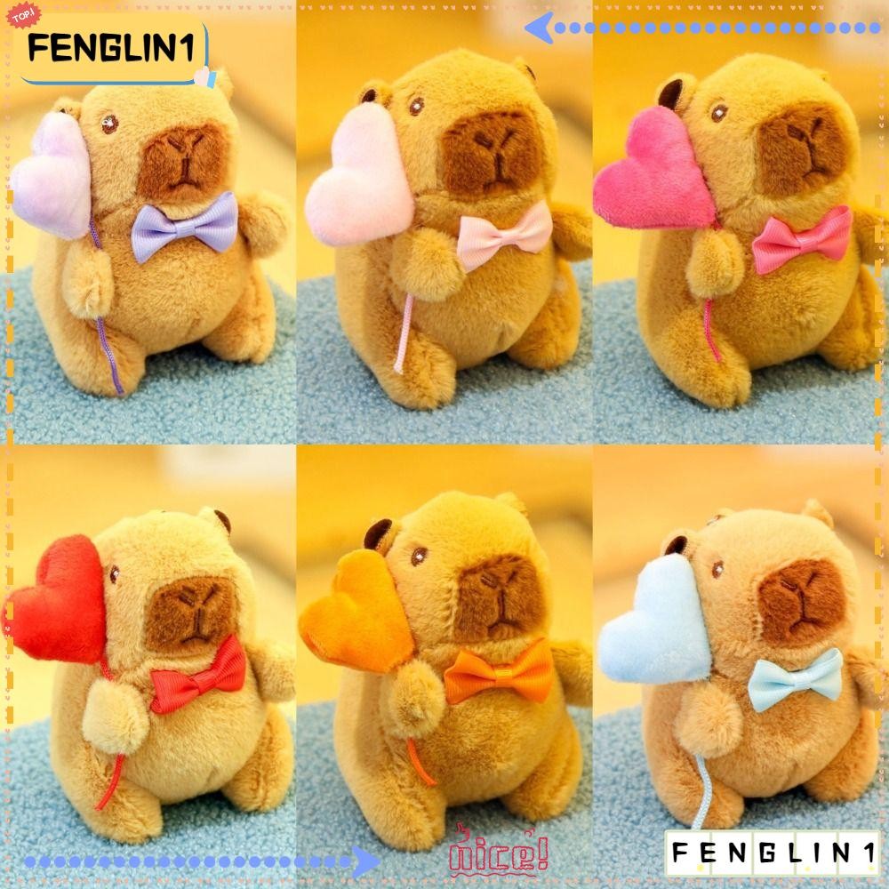 FENGLIN Stuffed Doll, Multi Style Plush Plush Capibara, Gift 12cm ...