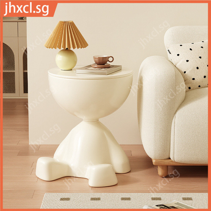 Living Room Flat Coffee Table Creative Simple Plastic Side Table Ins ...