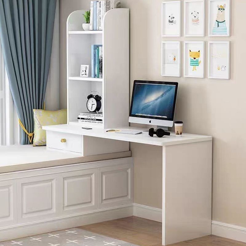 Q-6/Bedroom Hanging Bay Window Desk Bookshelf Integrated Computer Desk ...