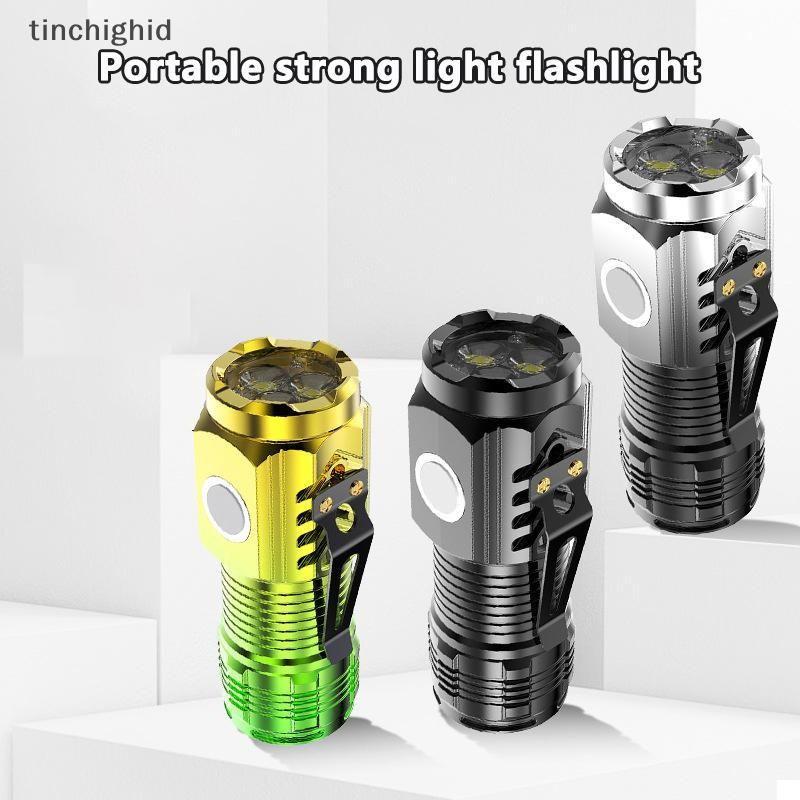 tinchighid 3LED High Power Led Flashlights Rechargeable Camping ...