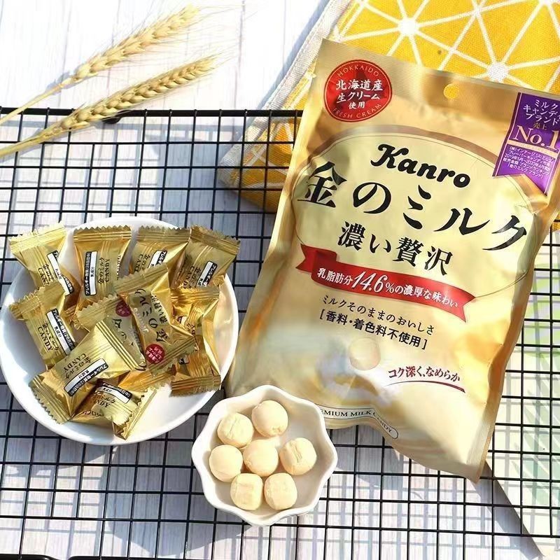 【SG ready stock】Japan Imported Kanro Hokkaido Milk Flavor Candy Hard Candy Casual Snack 80G ...