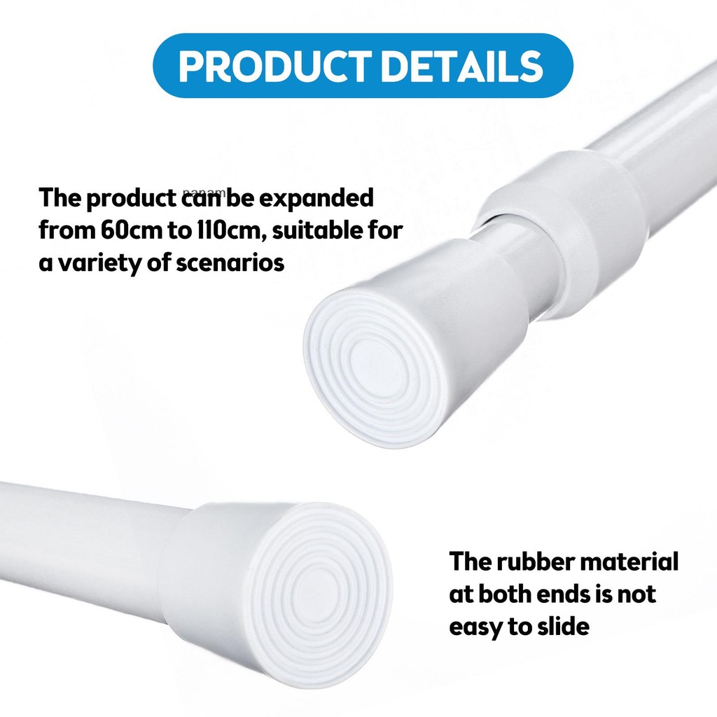 [Nanami] 4 Pack Sliding Door Security Bar Adjustable Sliding Glass Door ...