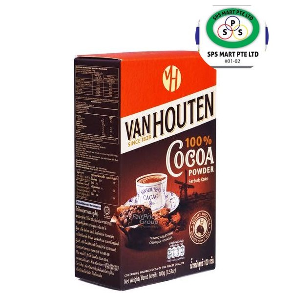 Van Houten Cocoa Powder 100g | Shopee Singapore