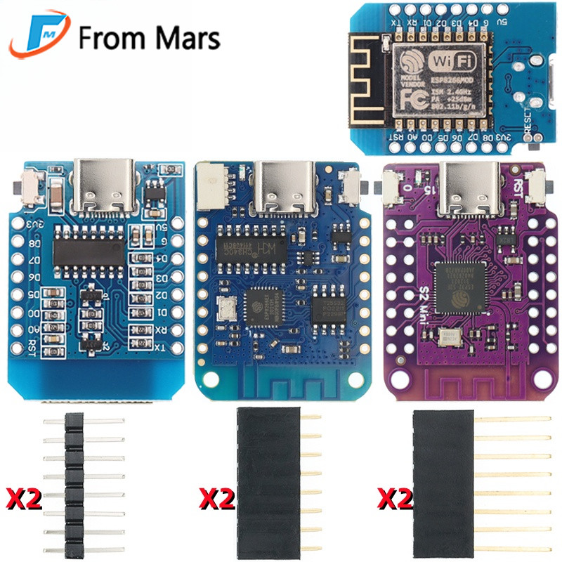 Wemos D1 Mini Pro V3.0 Nodemcu 4MB / 16MB bytes Lua WIFI Trial Board ...