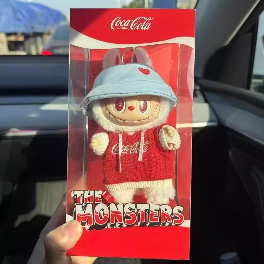 Coca-cola Labubu Third Generation Vinyl Doll Modified Doll Labubu ...