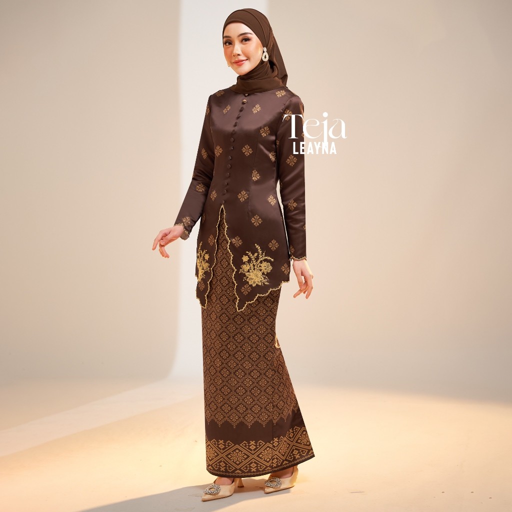[LEAYNA.CO] [TEJA] Kebaya Songket Moden | Shopee Singapore