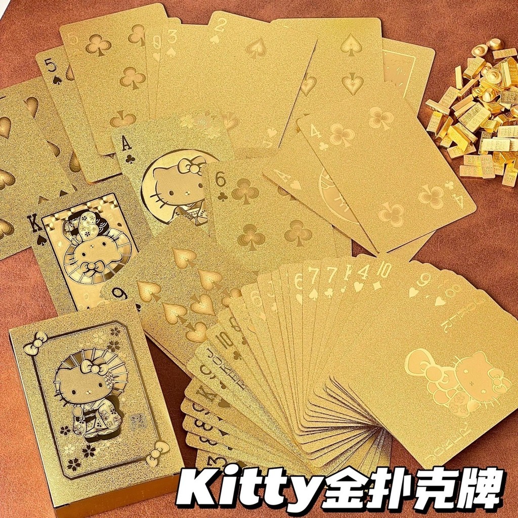 Local Gold HelloKitty Gold with Golden Hello Kitty New Year Gold Foil ...