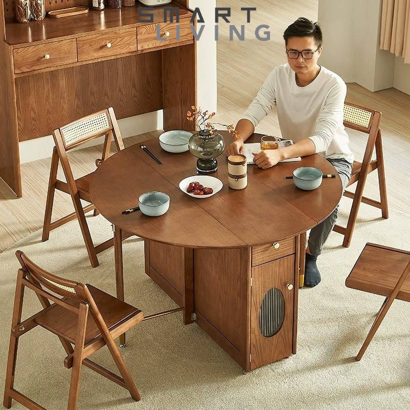 [Showroom display sample]Le Mas Small Unit Solid Wood Dining Table ...