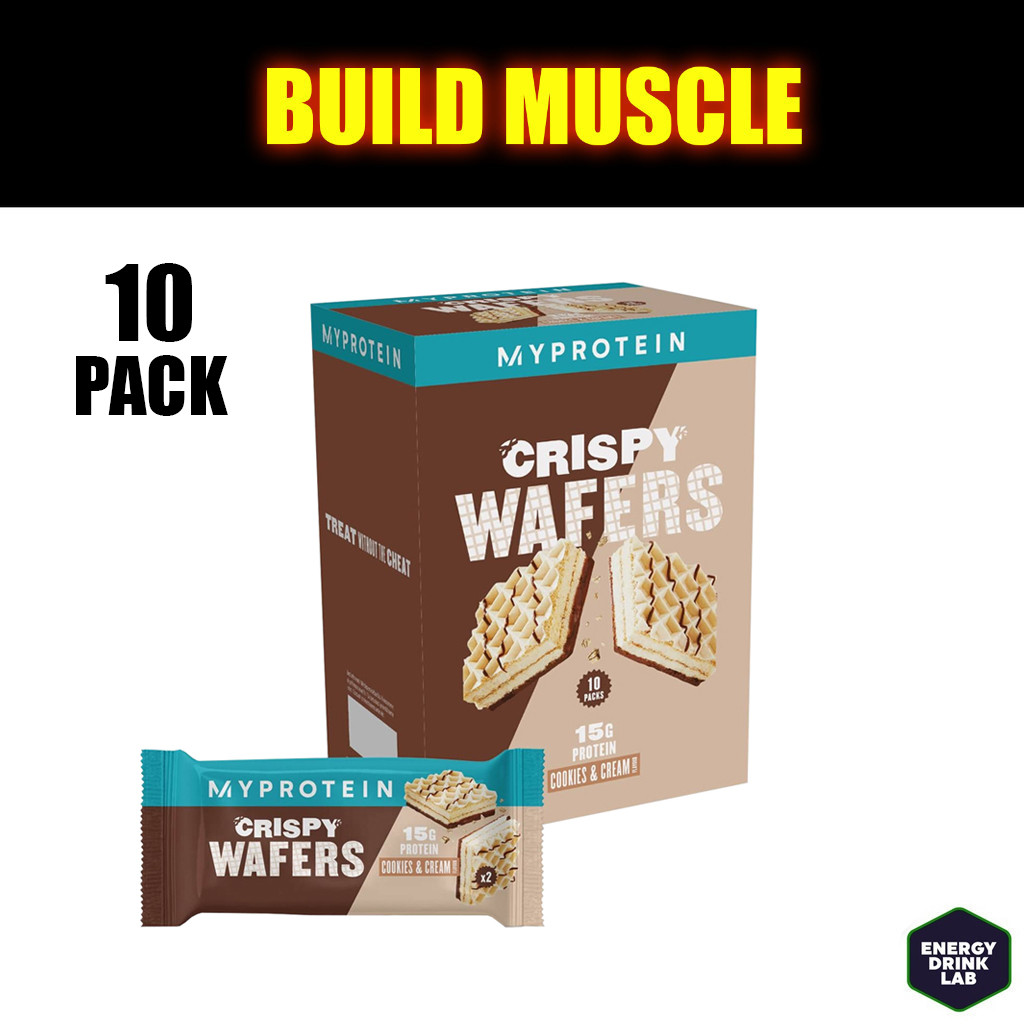 MyProtein Crispy Wafers 10 Pack (Select Flavour) High Protein Snack ...